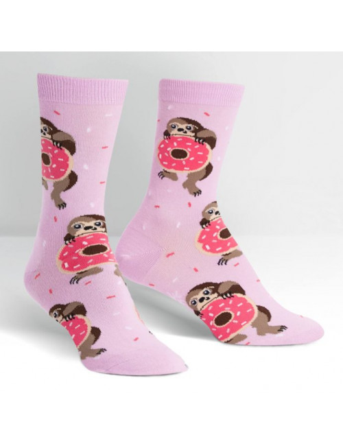 Calze Sock It to Me - Snackin' Sloth - Light Purple